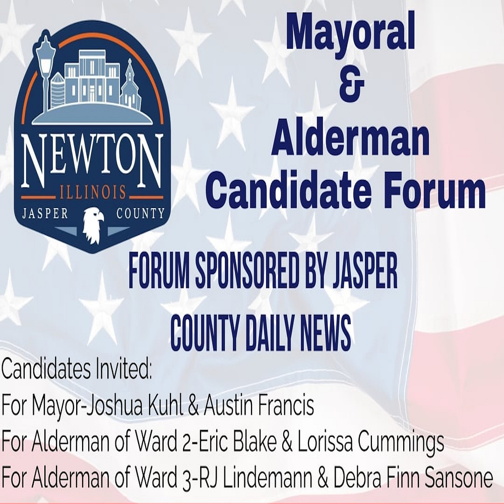 Mayoral and Alderman Candidate Forum Recording – Jasper County Daily News