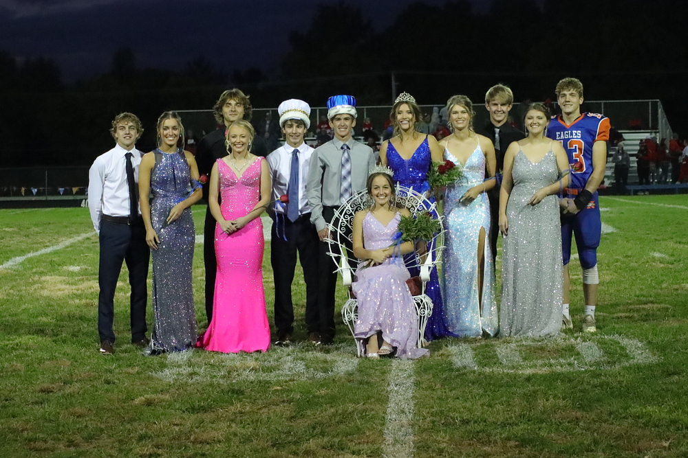 2022 Homecoming Coronation Queen Allie Kirts and King Ben Street: Photo ...