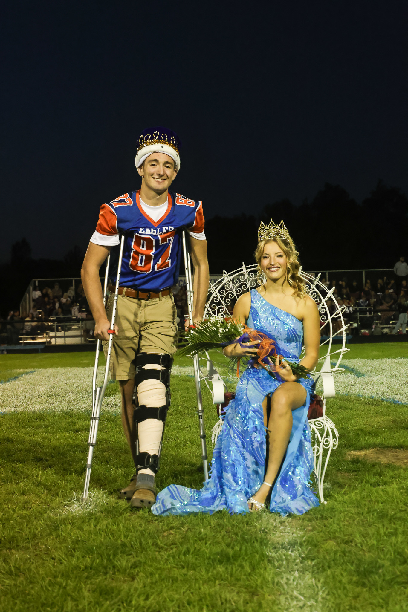 2025 Homecoming King Owen Schackmann, Queen Kylie Higgs, Their Court ...