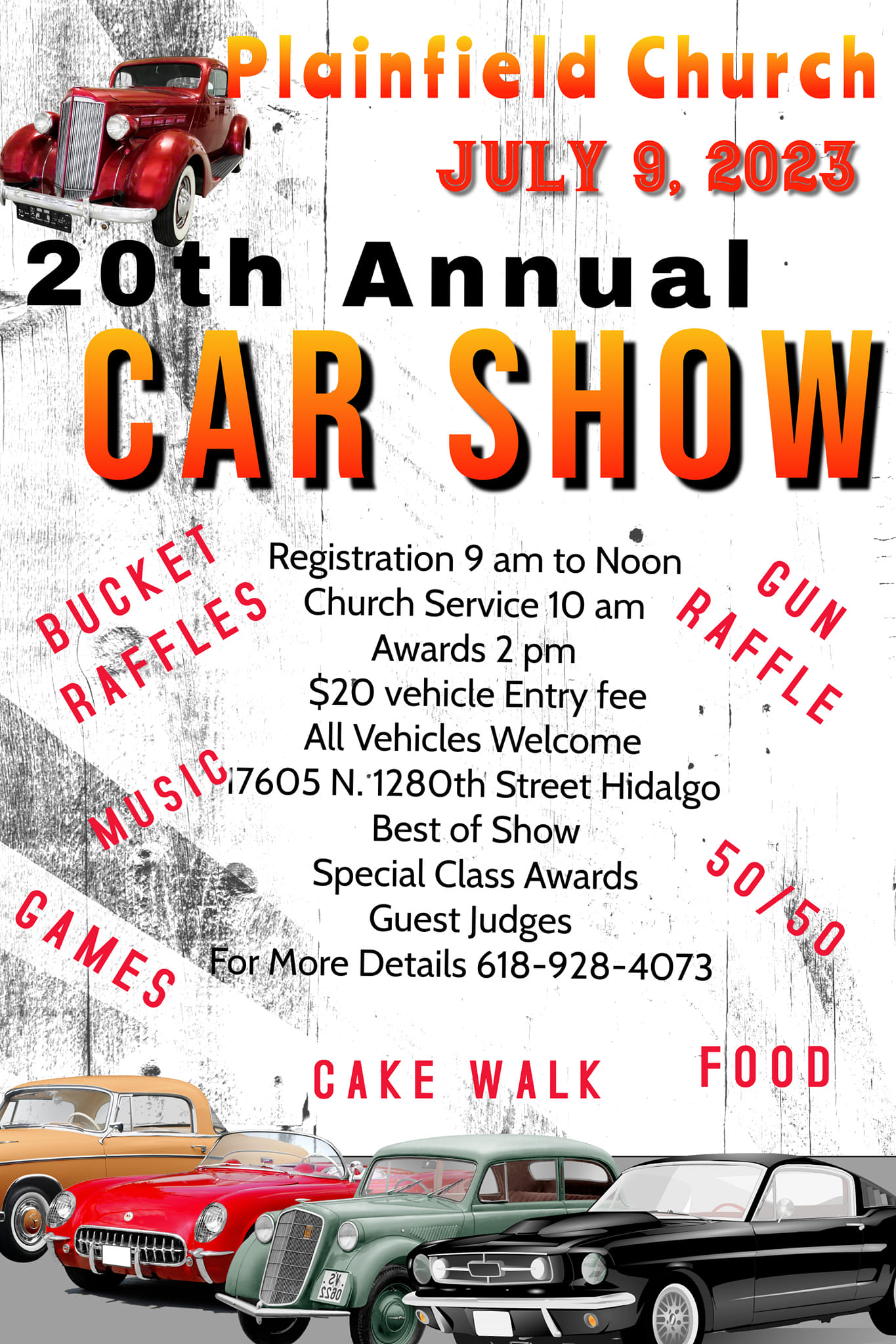 20th Annual Car Show at Plainfield Church – Jasper County Daily News