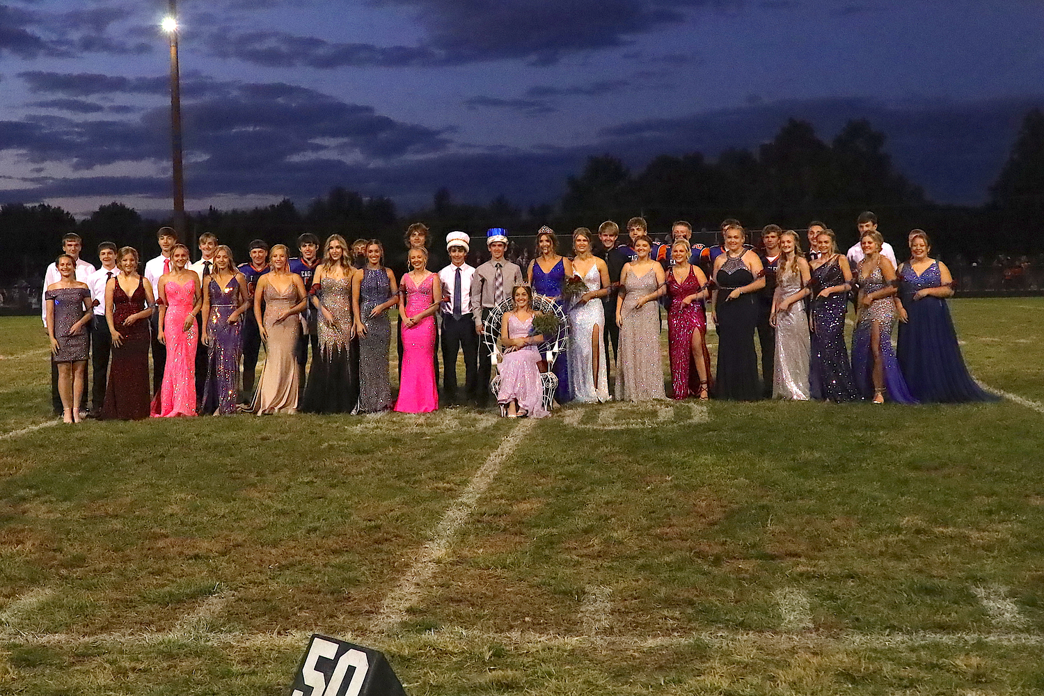 2022 Homecoming Coronation Queen Allie Kirts and King Ben Street: Photo ...