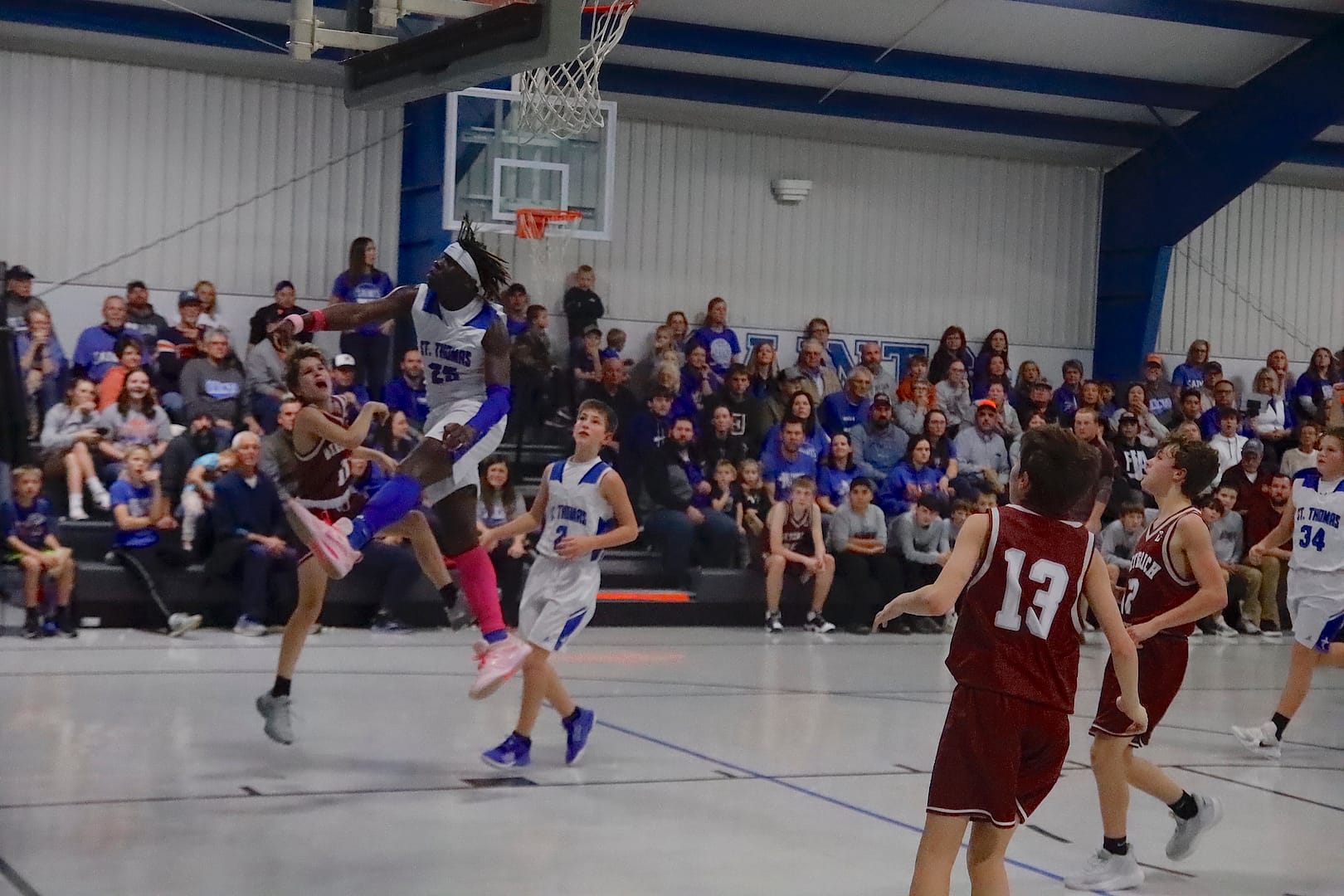 8th Grade Recognition Night for St. Thomas Basketball and Cheer ...