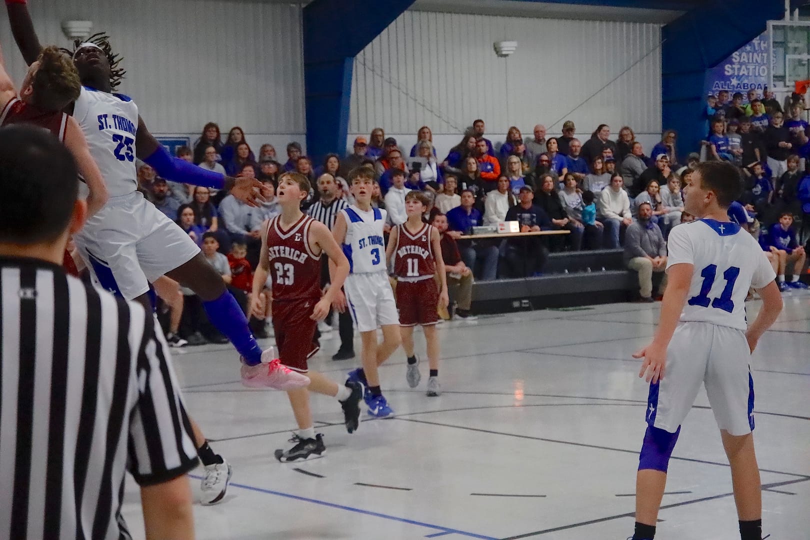 8th Grade Recognition Night for St. Thomas Basketball and Cheer ...