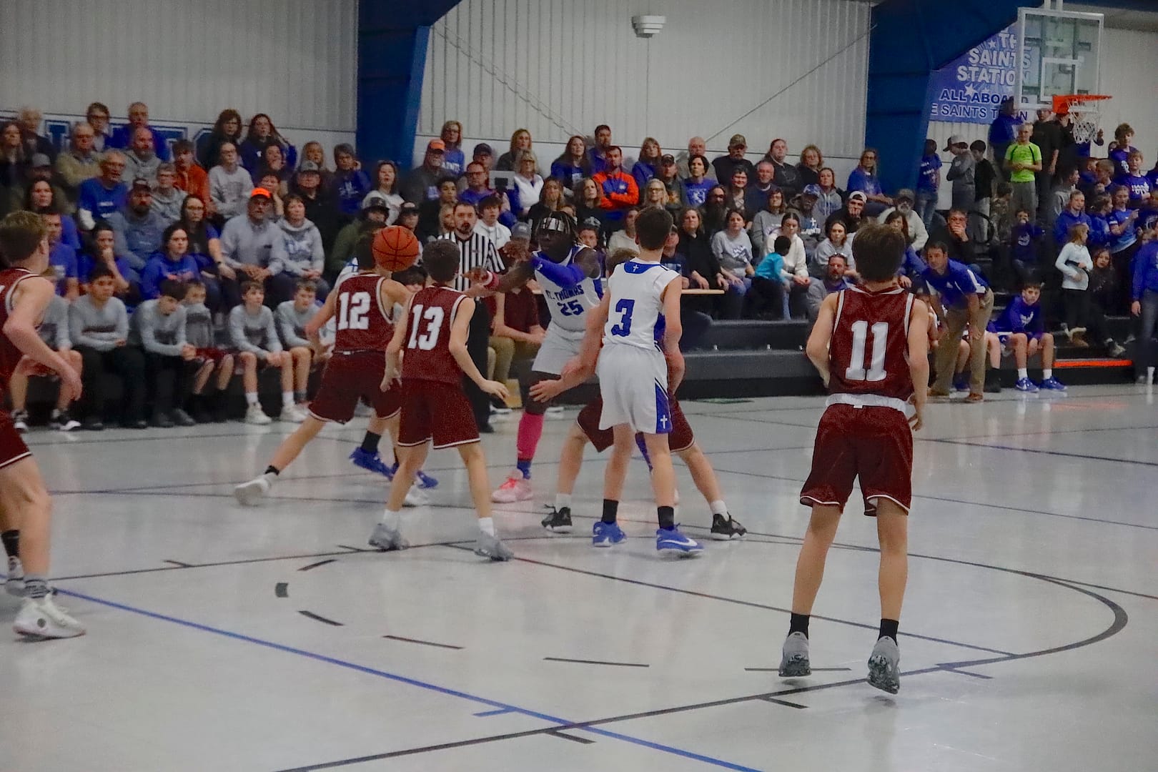 8th Grade Recognition Night for St. Thomas Basketball and Cheer ...