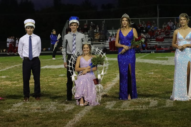 2022 Homecoming Coronation Queen Allie Kirts and King Ben Street: Photo ...