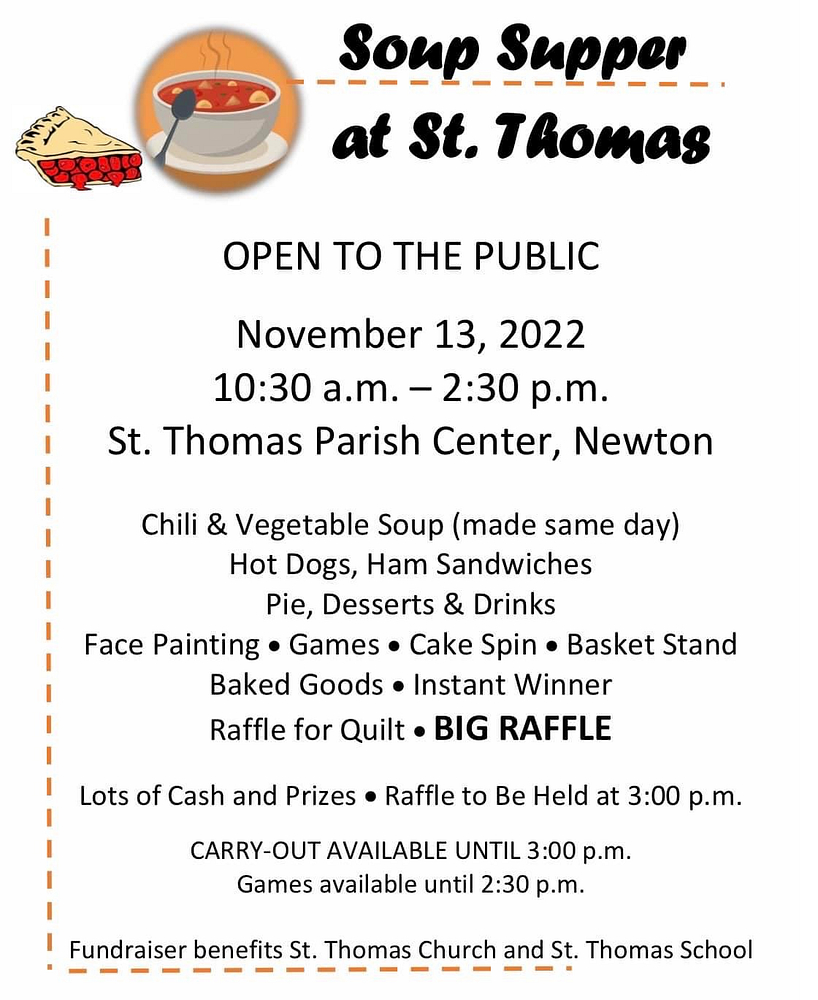 St. Thomas Soup Supper – Jasper County Daily News