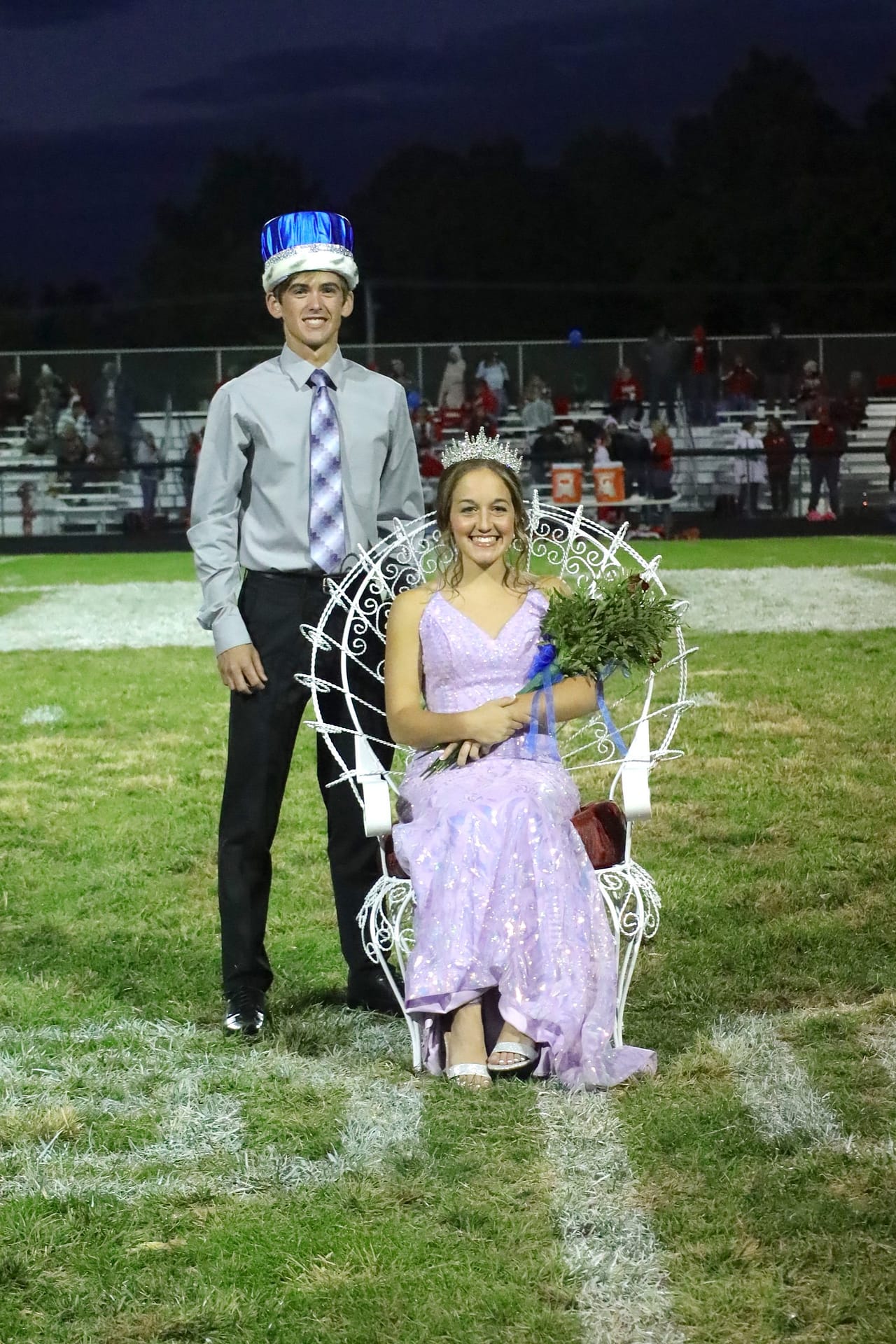 2022 Homecoming Coronation Queen Allie Kirts and King Ben Street: Photo ...